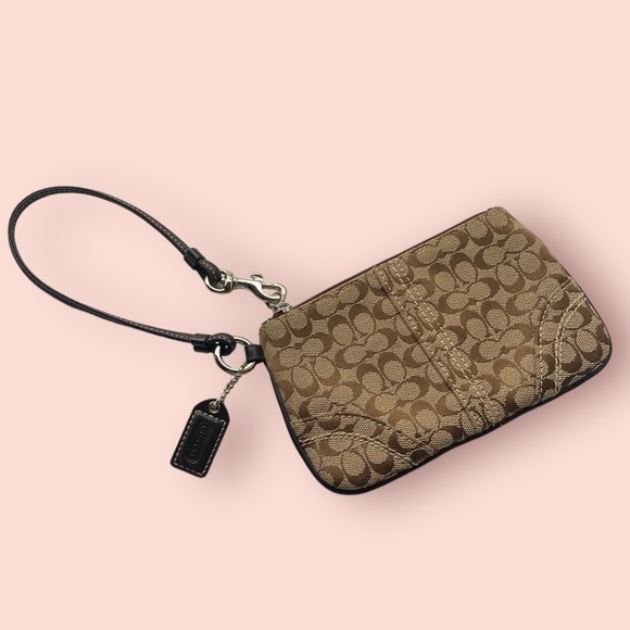 Coach | Bags | Coach Early 200s Brown Wrislet | Poshmark